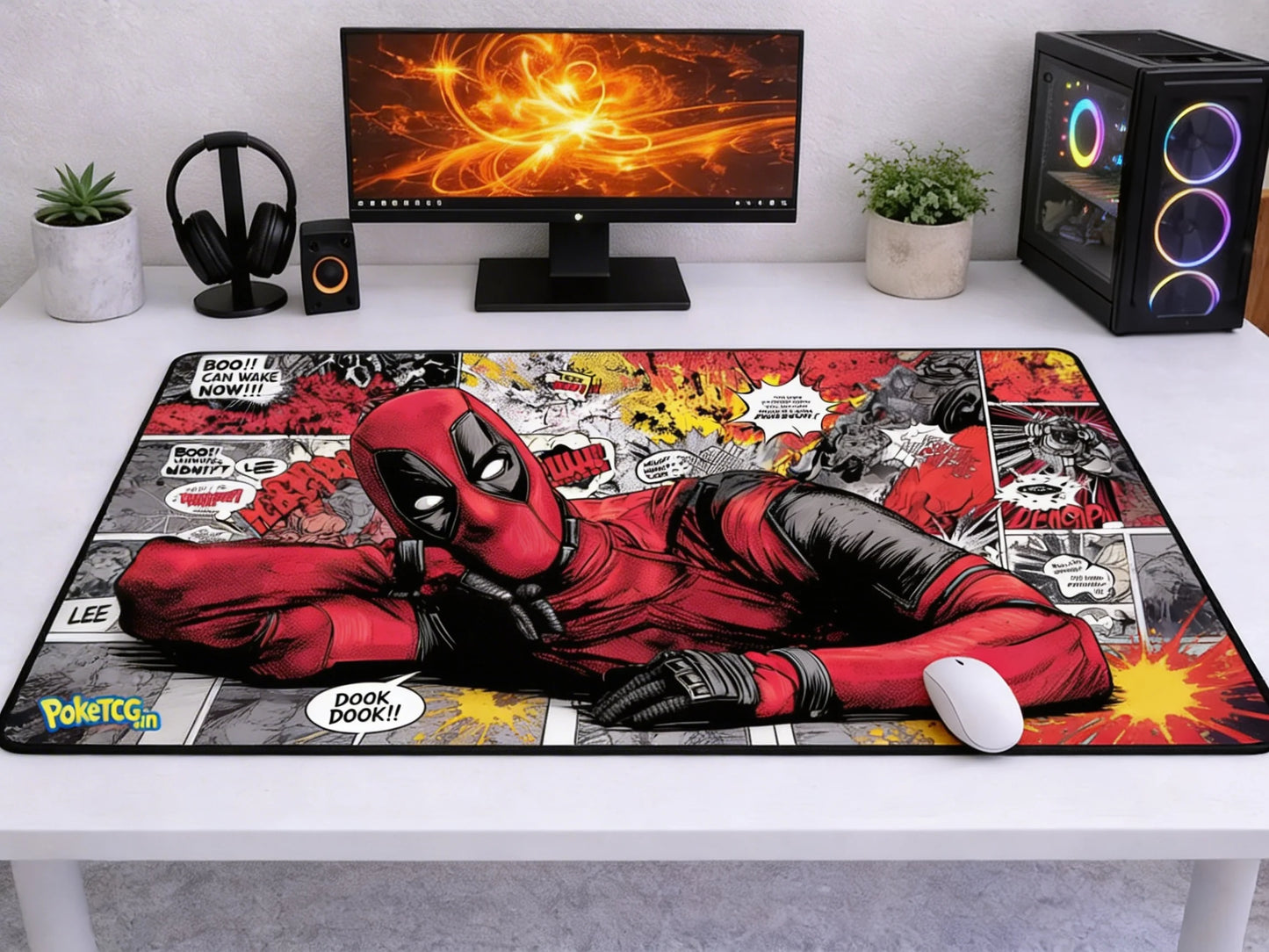 Deadpool "Merc with a Mouth" XXL Mousepad | Comic Desk Mat- Poketcg.in ...