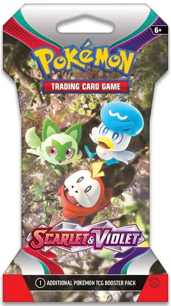Pokémon TCG: Scarlet & Violet Sleeved Booster Pack- Poketcg – PokéTCG